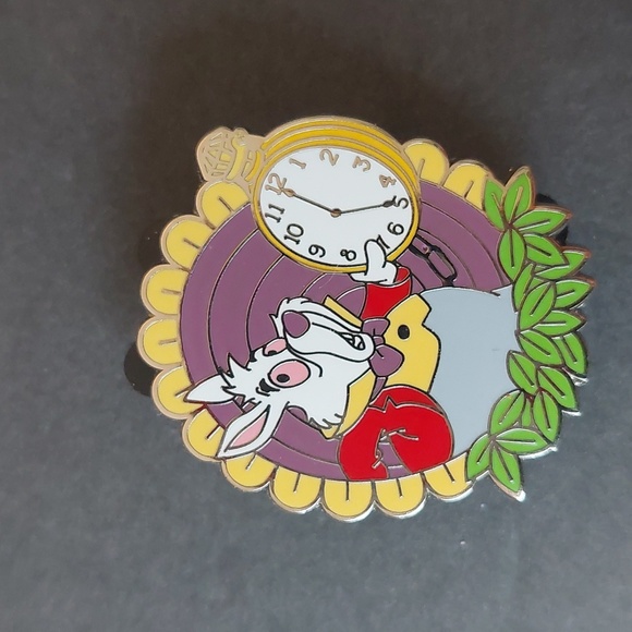 Disney | Jewelry | Disneys White Rabbit Pin | Poshmark